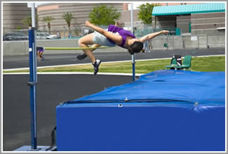 Track and field pits and pit pieces | high jump