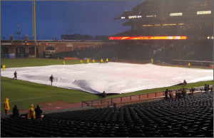 Baseball tarps and covers
